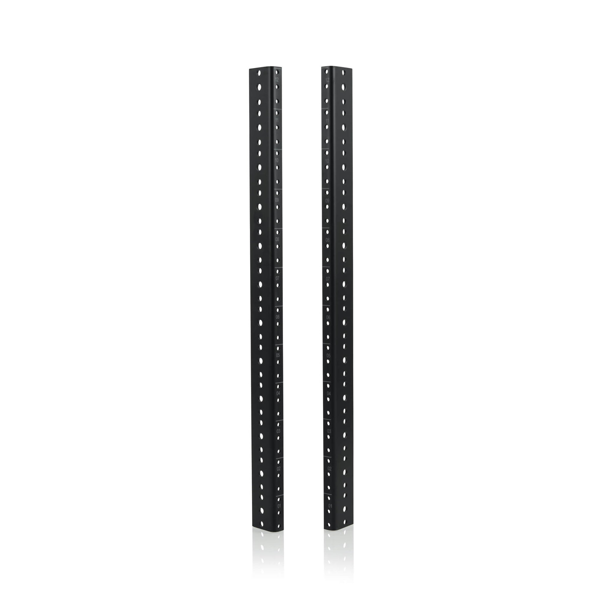 Gator GRW-RACKRAIL-12U - 12U Rack Rail Set, Tapped 10-32
