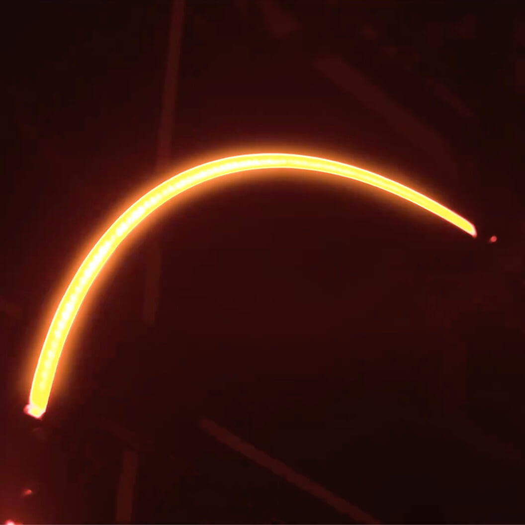 Mega-Lite Light Pipe 90 - IP65 LED Structural Pipe Fixture, 90° Curve