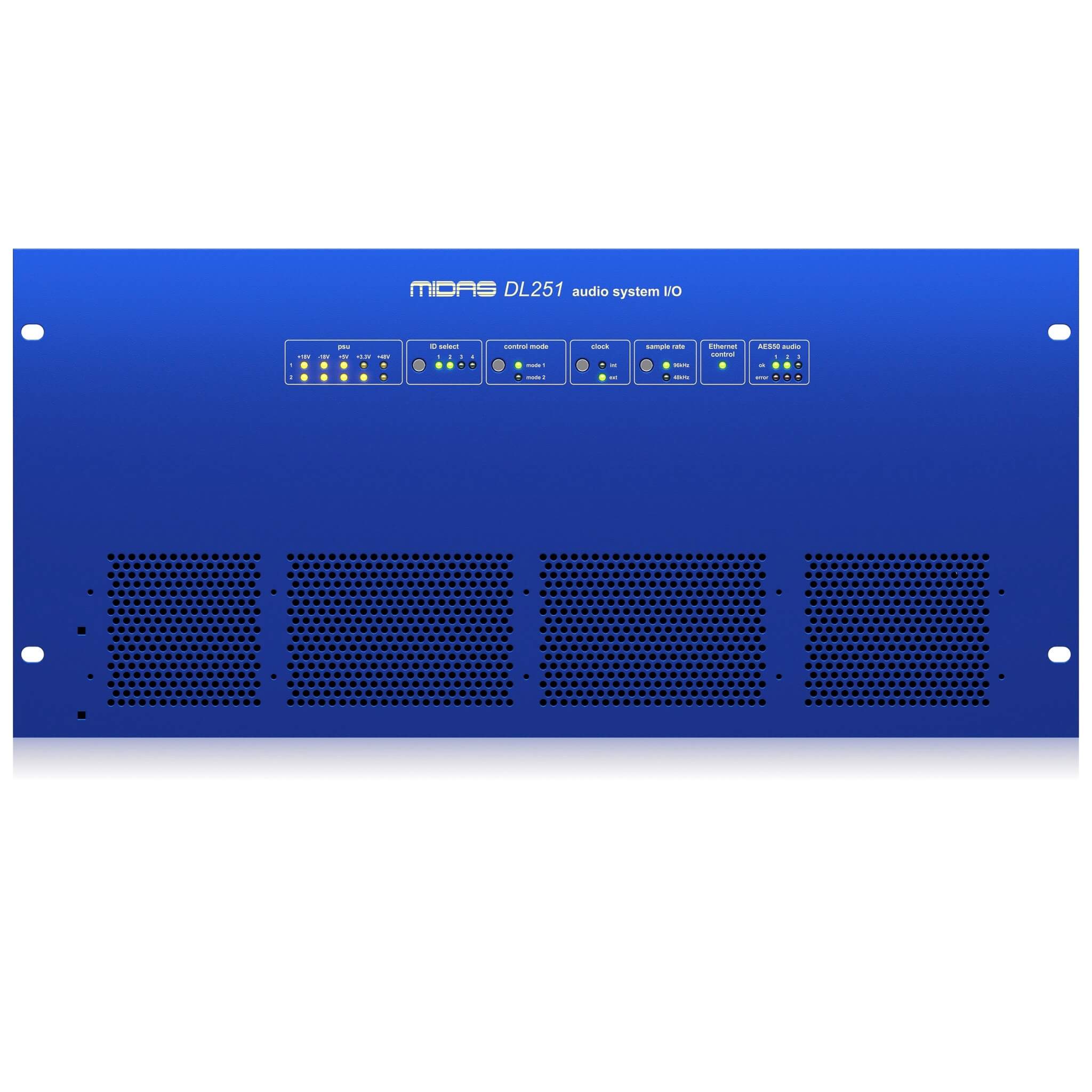 Midas DL251 - 48-Input, 16-Output Stage Box with 48 Midas Mic Preamps