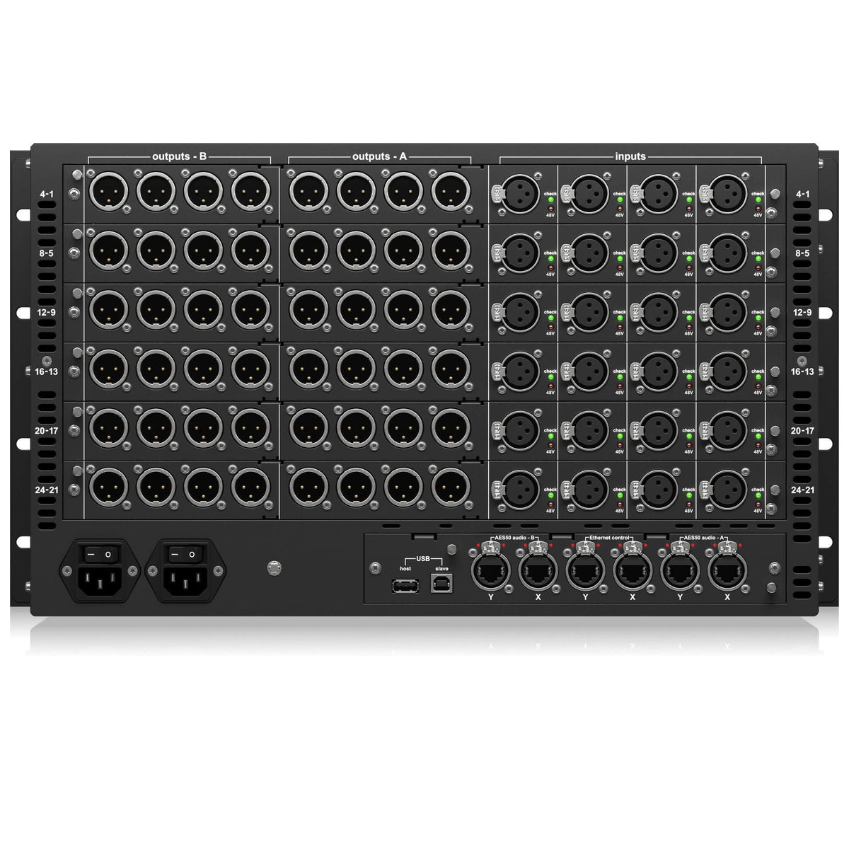 Midas DL431 - 24-Input, 72-Output Active Microphone Splitter