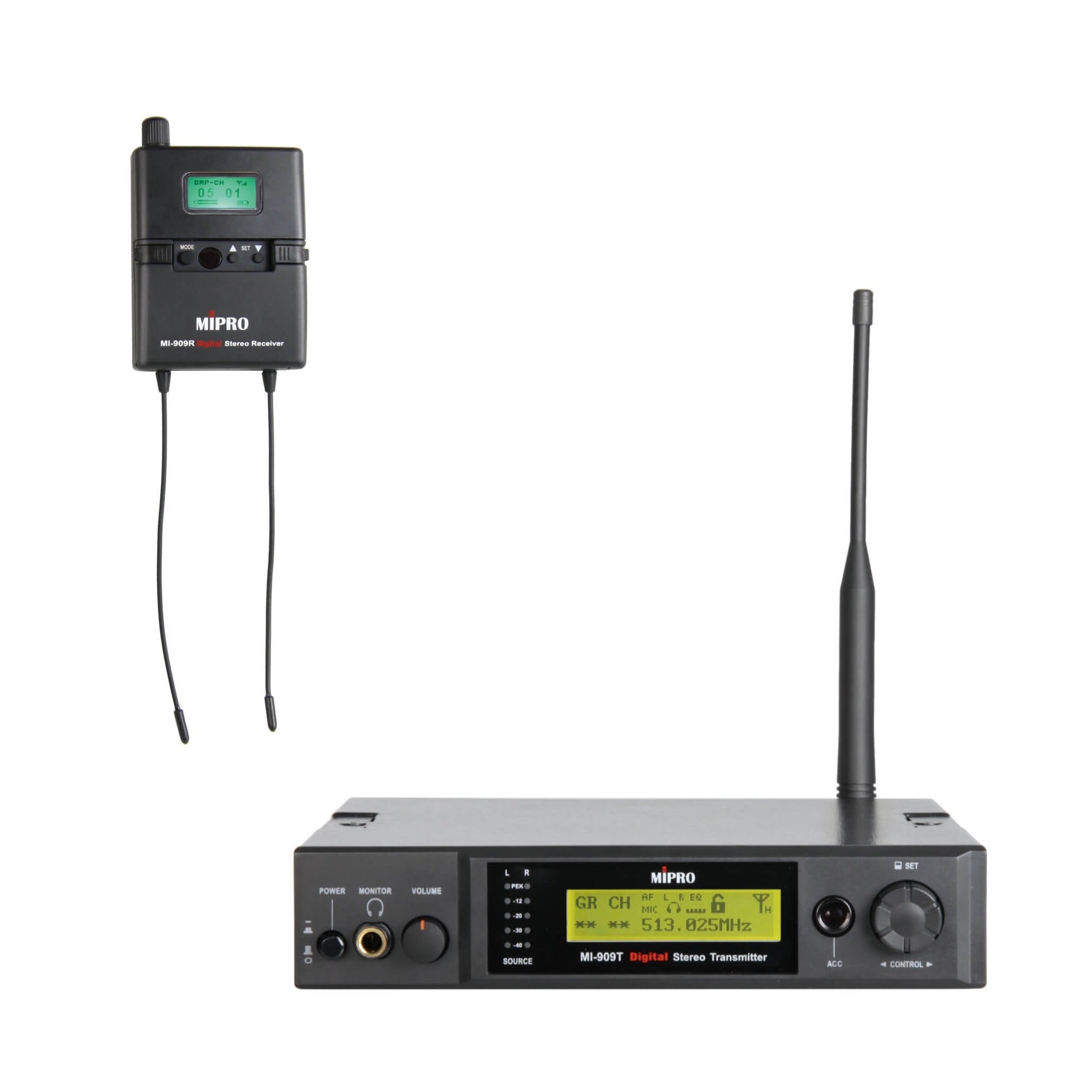 MIPRO MI-909T/R - Digital Wireless Stereo IEM System