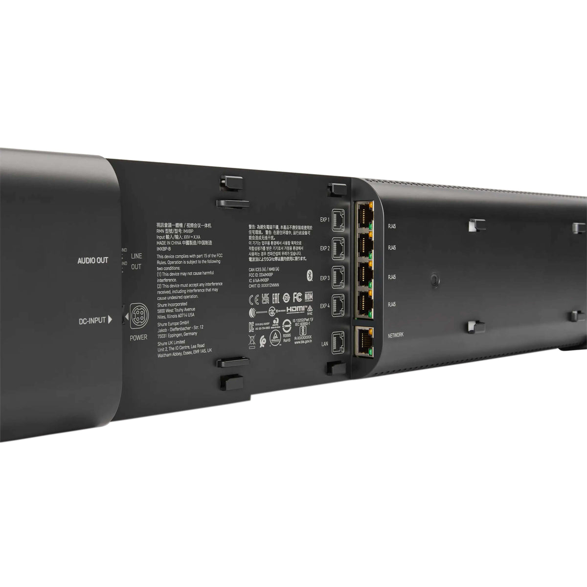 Shure IMXBPK-B - IntelliMix Bar Pro Kit with IMXTP10 Touch Panel