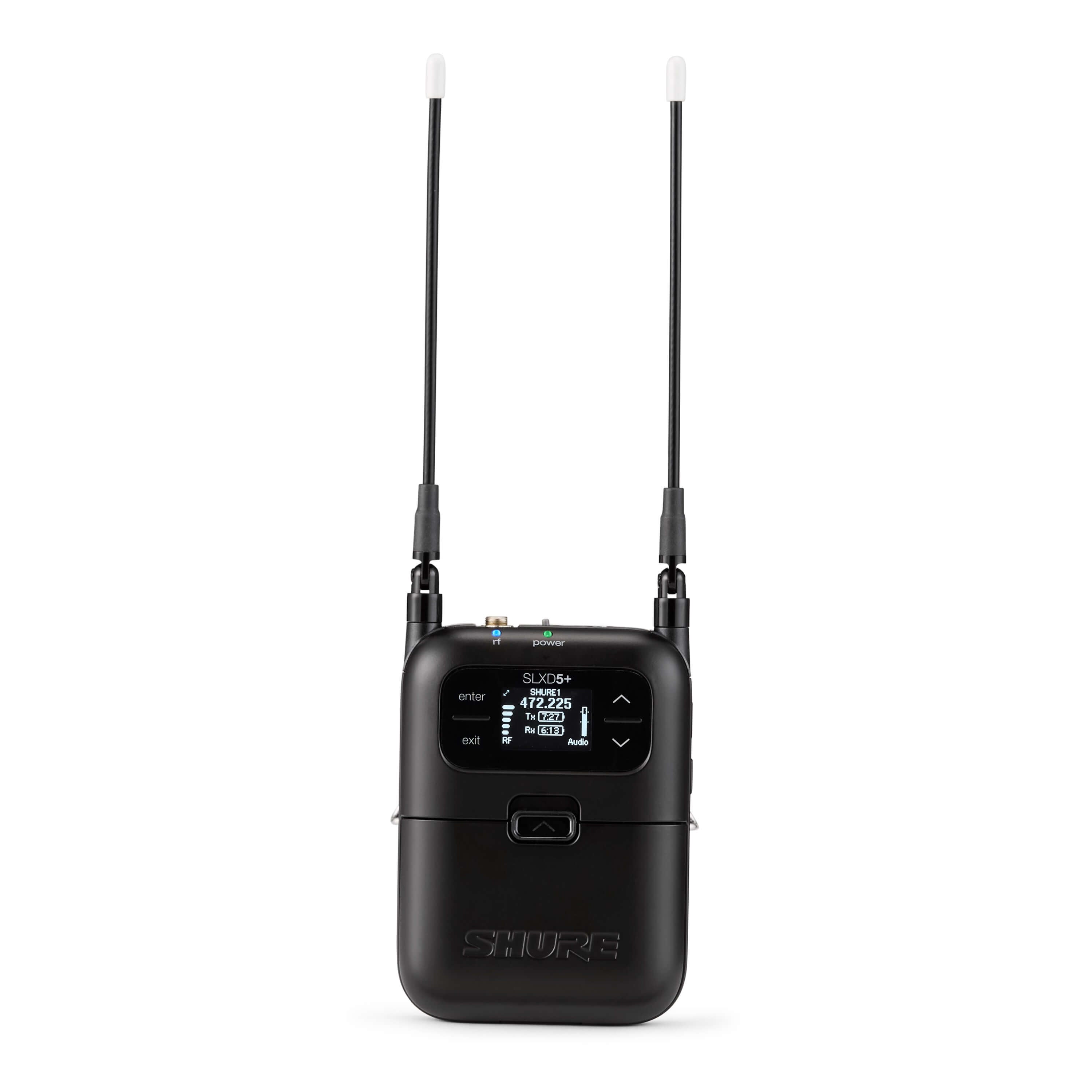 Shure SLXD5+ - Single-Channel Portable Digital Wireless Receiver