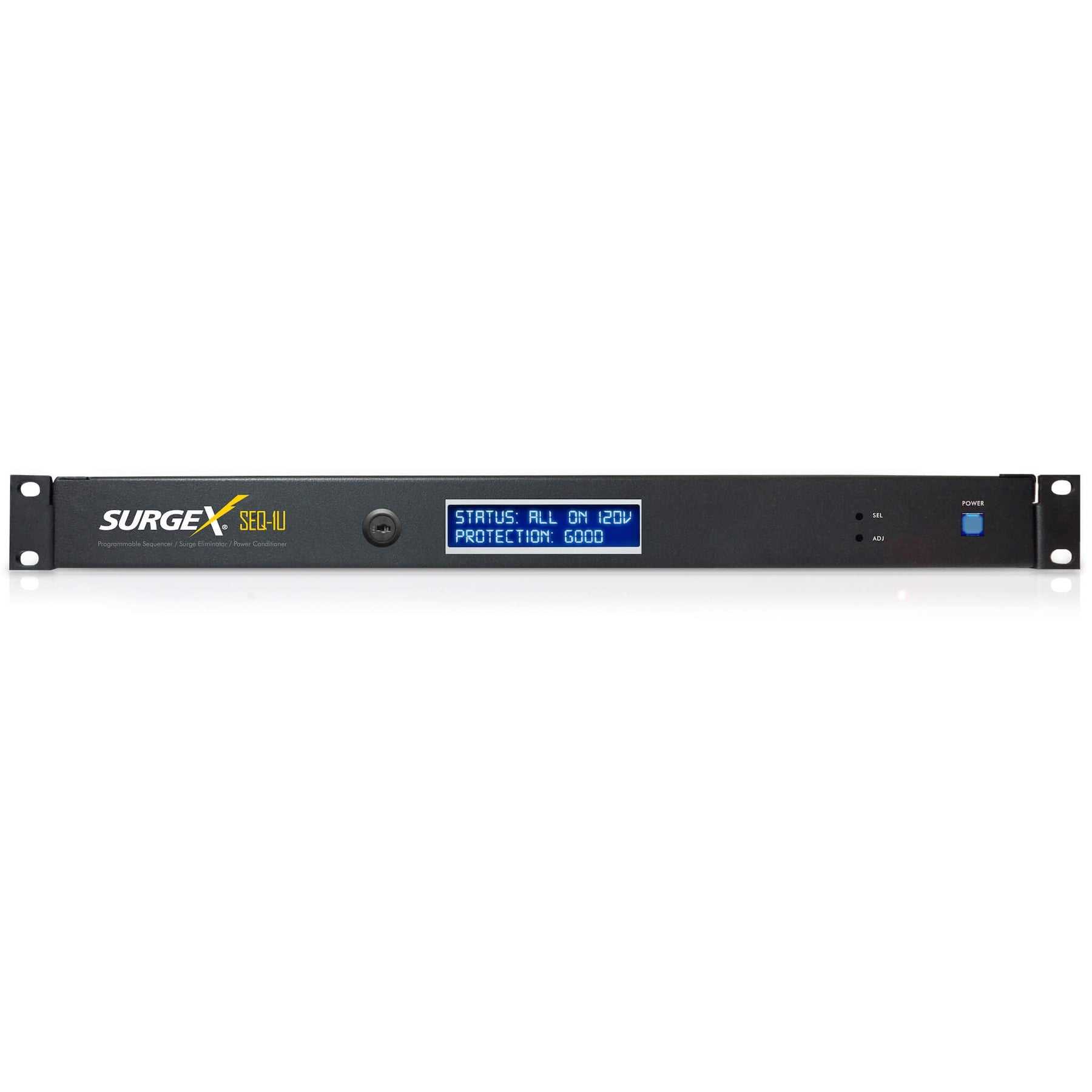 SurgeX SEQ-1U - Sequencing Surge Eliminator and Power Conditioner, 1RU