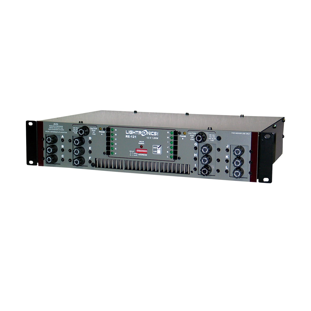 Lightronics RE121D Rack Mount Dimmer, RE Series